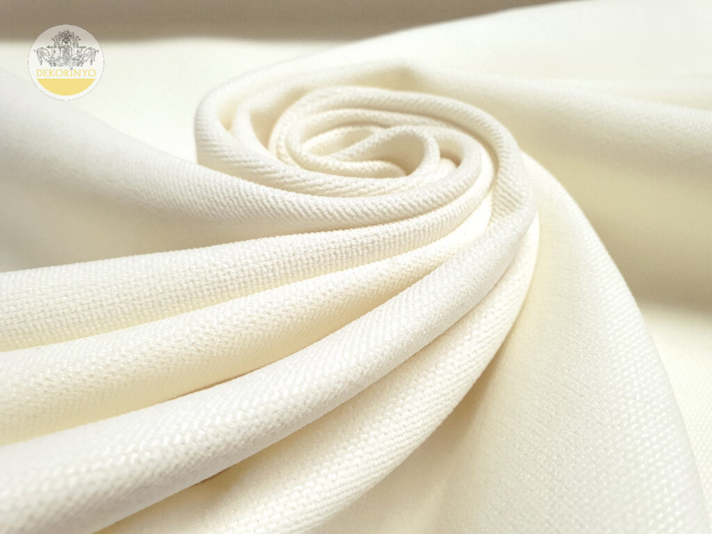 Krem Renk Dekoratif Runner - Döşemelik Kumaş | Dekorinyo